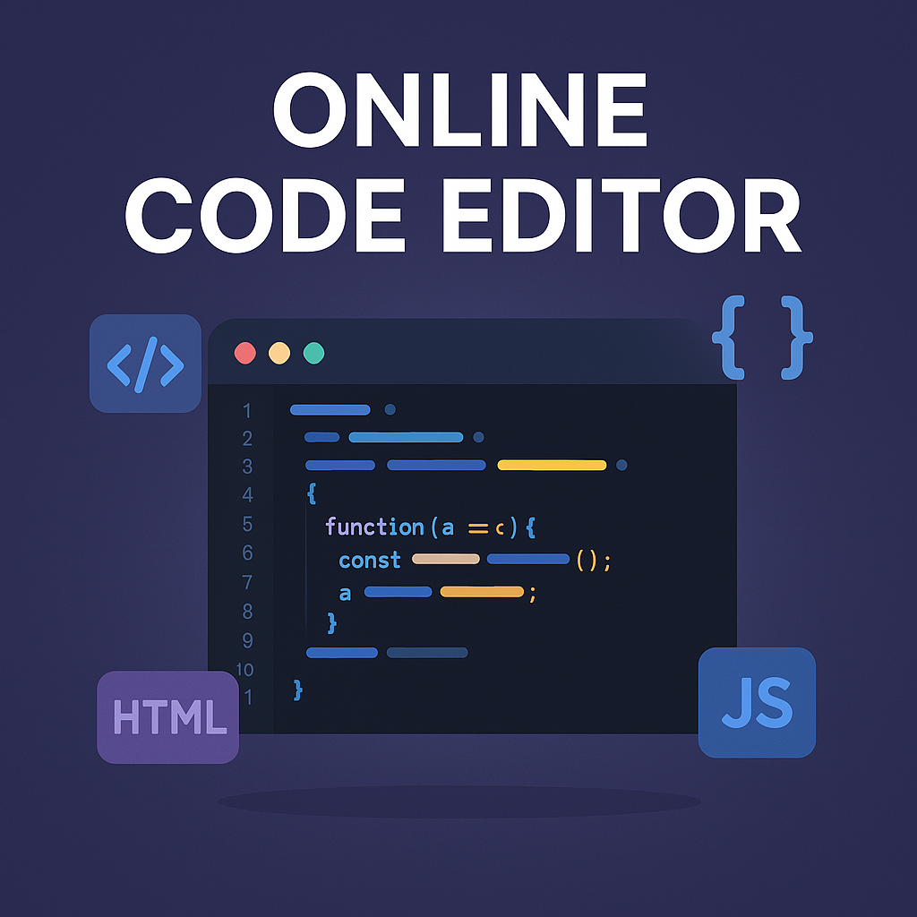 Online Code Editor Tool | Write, Edit, and Test Code in Your Browser